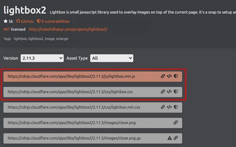 JQueryプラグインLightbox2の使い方【商用利用OK】 - Geek-WebSite.com
